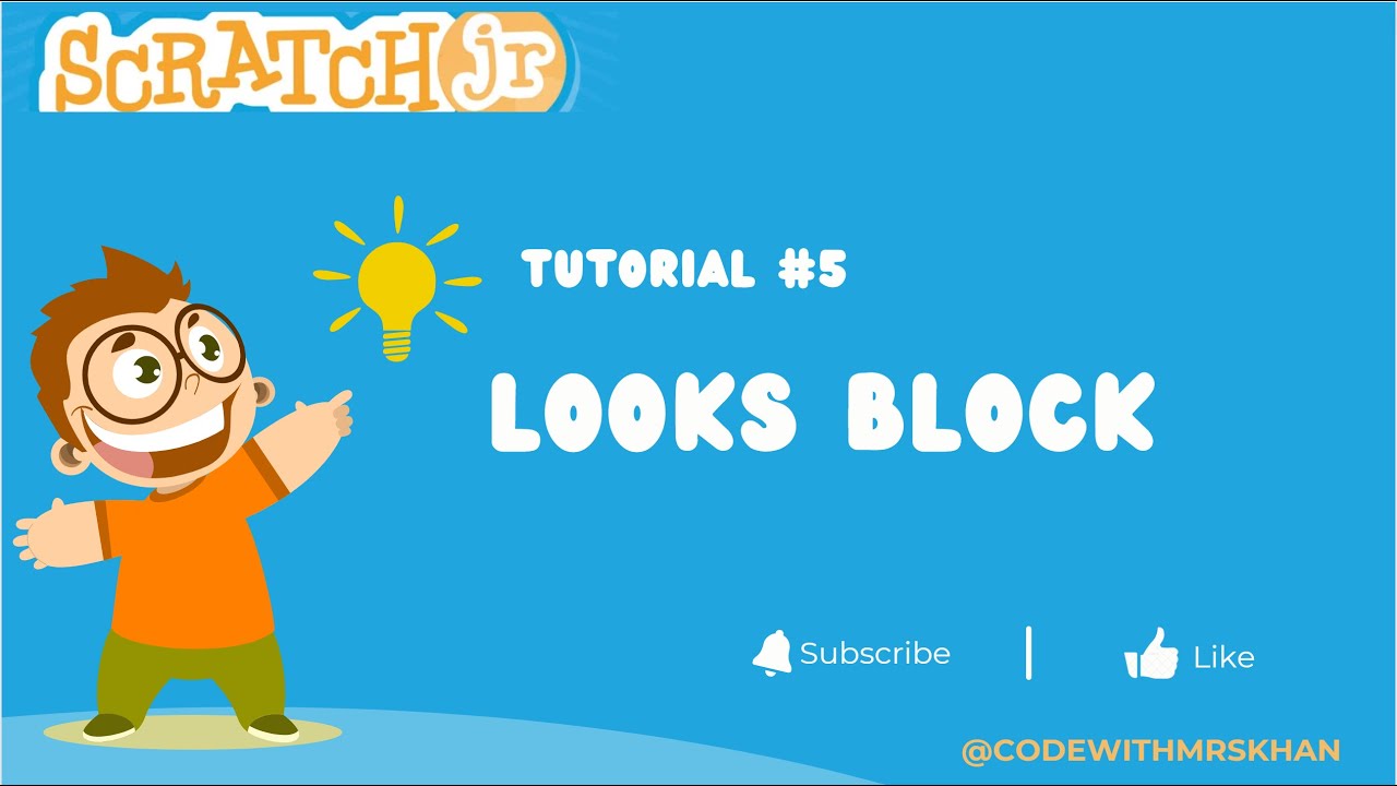 🌱 Explore Looks Blocks in ScratchJr: Watch Our Character Grow and ...