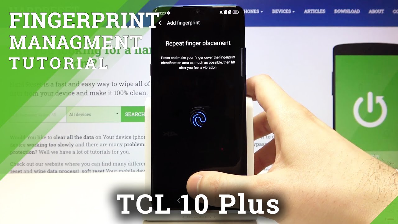 How to Set Up Fingerprint in TCL 10 PLUS – Fingerprint Unlock - YouTube