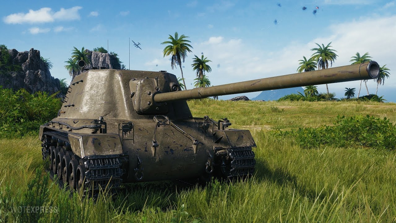 World of Tanks Мастер на Burza (Новая ветка польских ПТ-САУ) - YouTube
