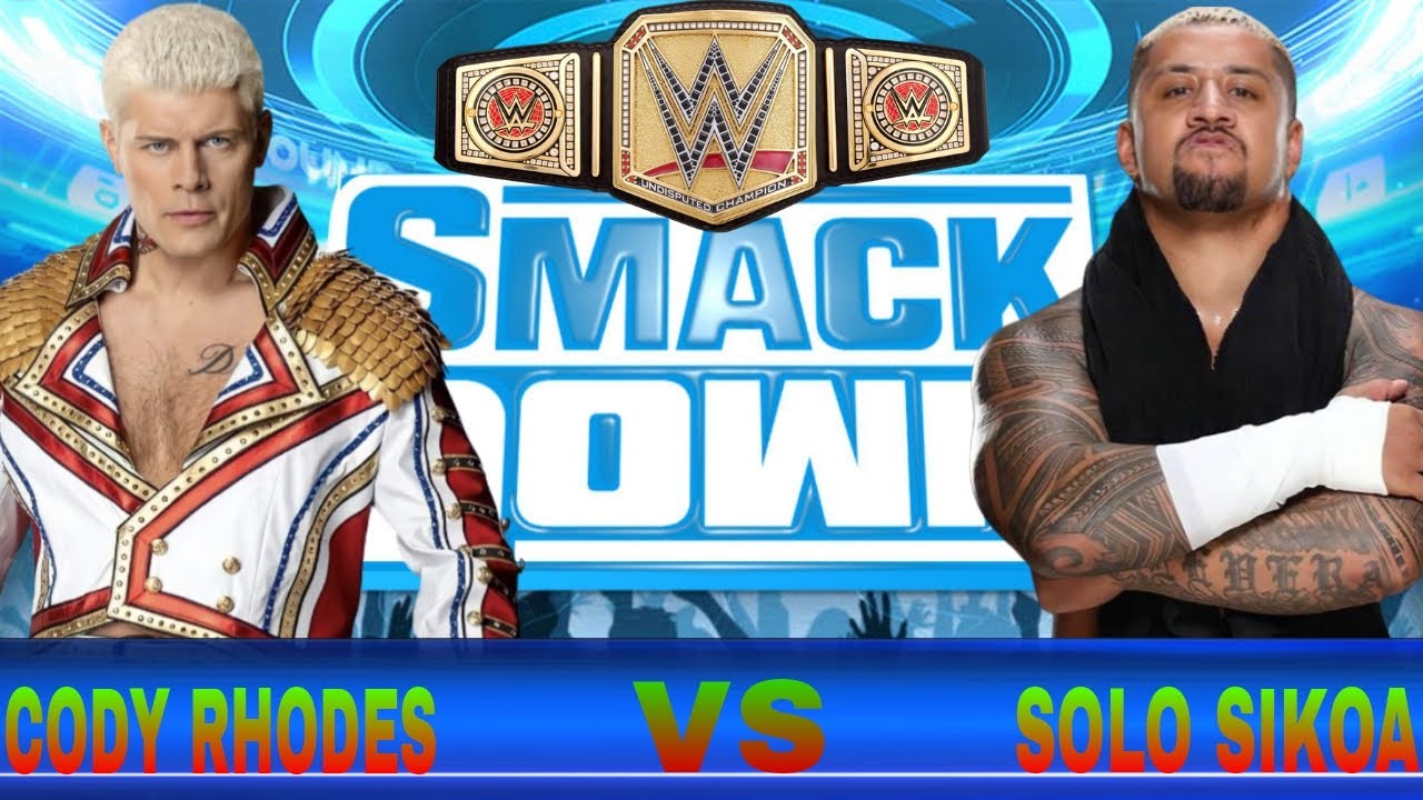 Cody Rhodes Vs Solo Sikoa | Wwe Universal Championship WR3D GamePlay ...
