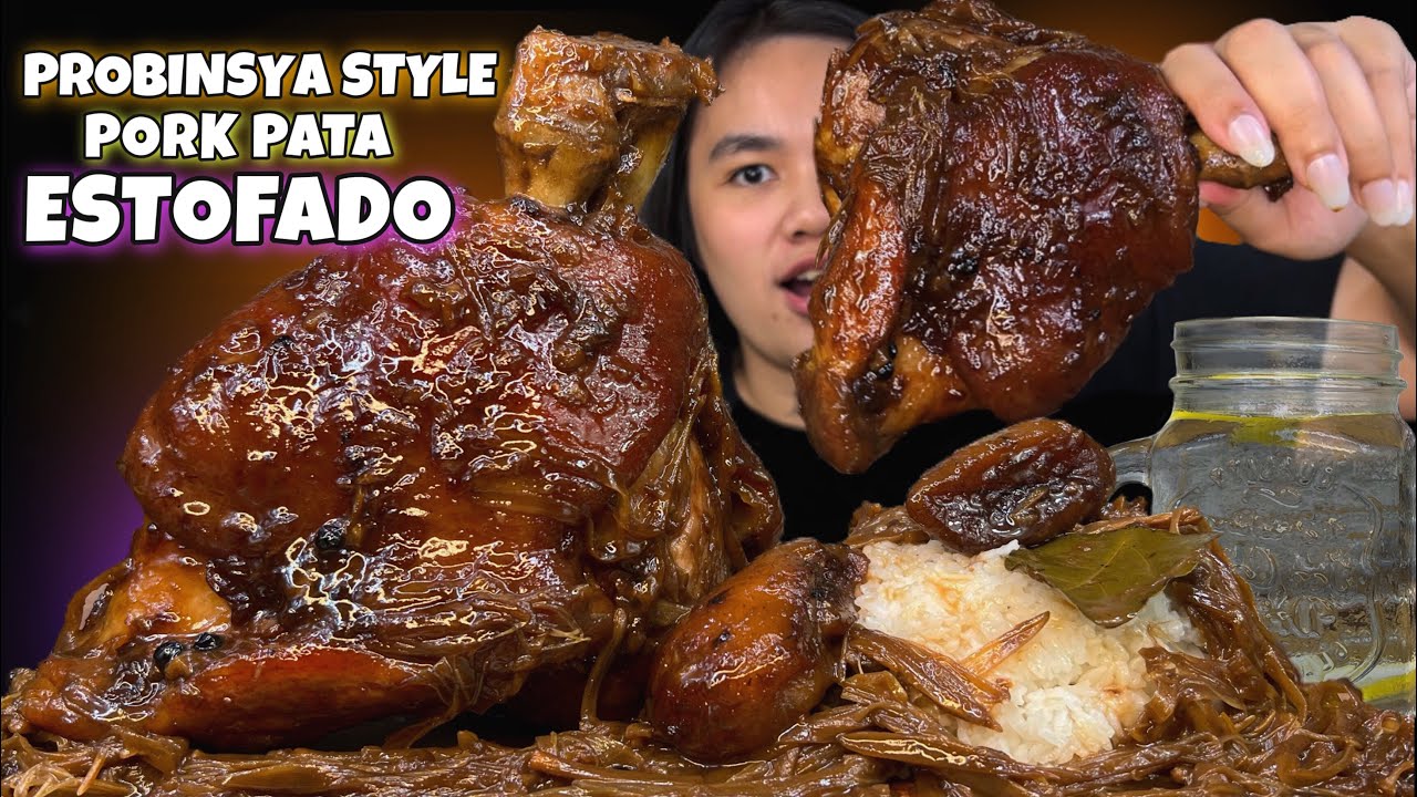 PATA ESTOFADO PROBINSYA STYLE MUKBANG PINOY MUKBANG - YouTube