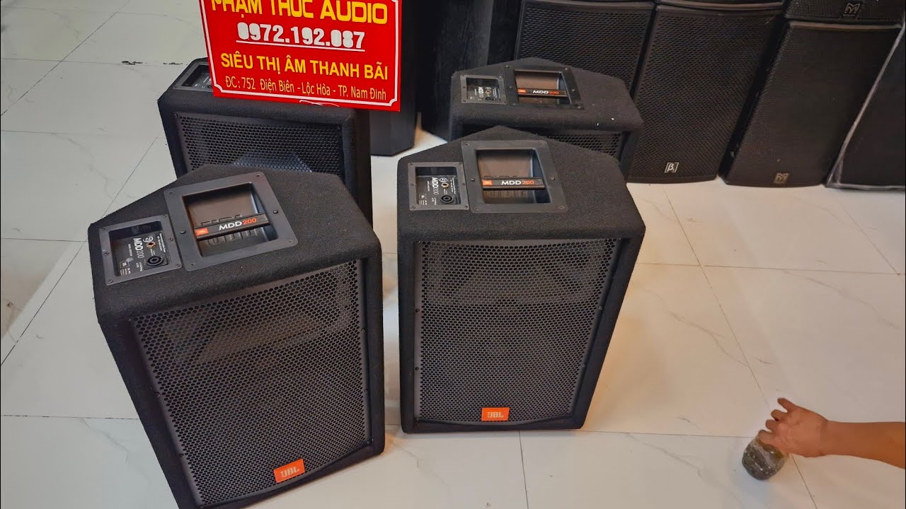 Loa JBL MDD 200 rẻ mà gấu chất âm hay - YouTube