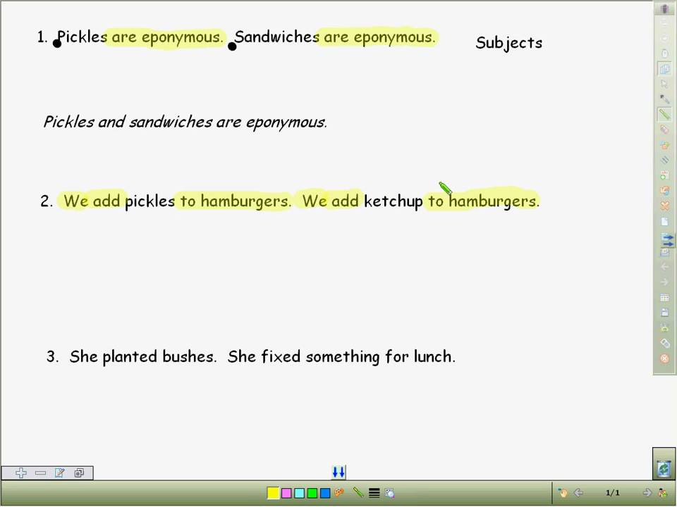 Combining Sentences/Sentence Structure - YouTube