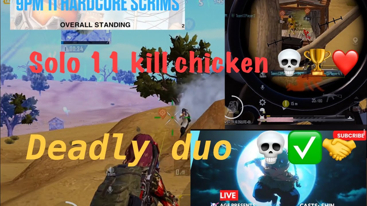 Solo 11 kills ||T1 scrims HARDCORE LOBBY|| ️🤝🏆 with DOA - YouTube