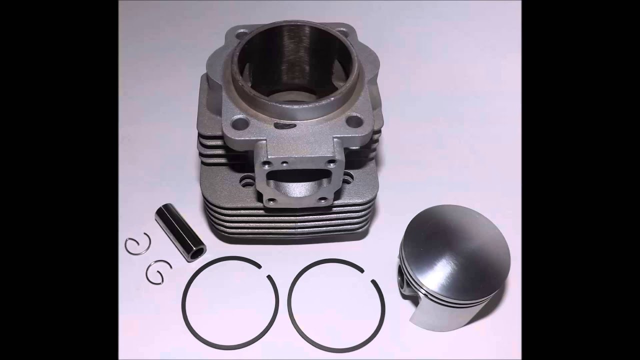 STIHL TS350 NIKASIL CYLINDER AND PISTON KIT - YouTube