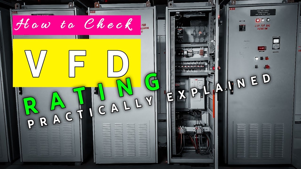 🔰How To Check VFD Rating | VFD Ka Rating Kaise Check Kare | ABB VFD ...