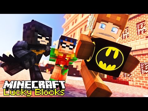 Minecraft: Lucky Block Challenges - BATMAN! - Lucky Block Mod