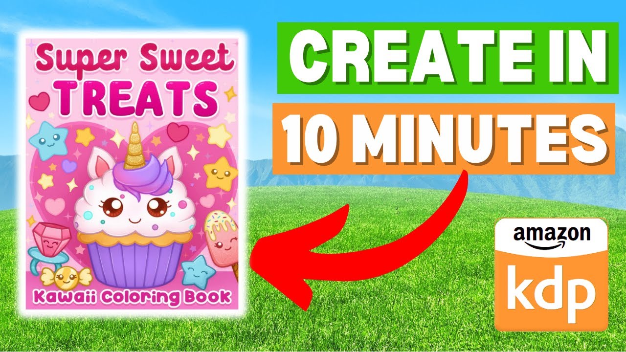 This is THE EASIEST Way To Create AI Coloring Books On Amazon KDP - YouTube