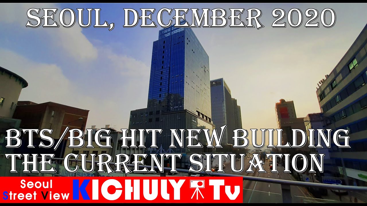 【Korea 4K】BTS/Construction situation of BigHit New Building in December ...