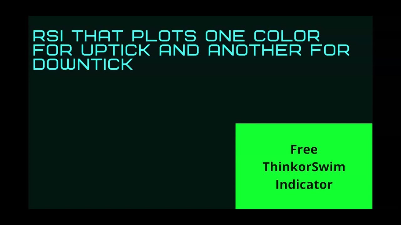 FREE Indicator with buy/sell signals | Acrylic RSI Color Indicator for ...
