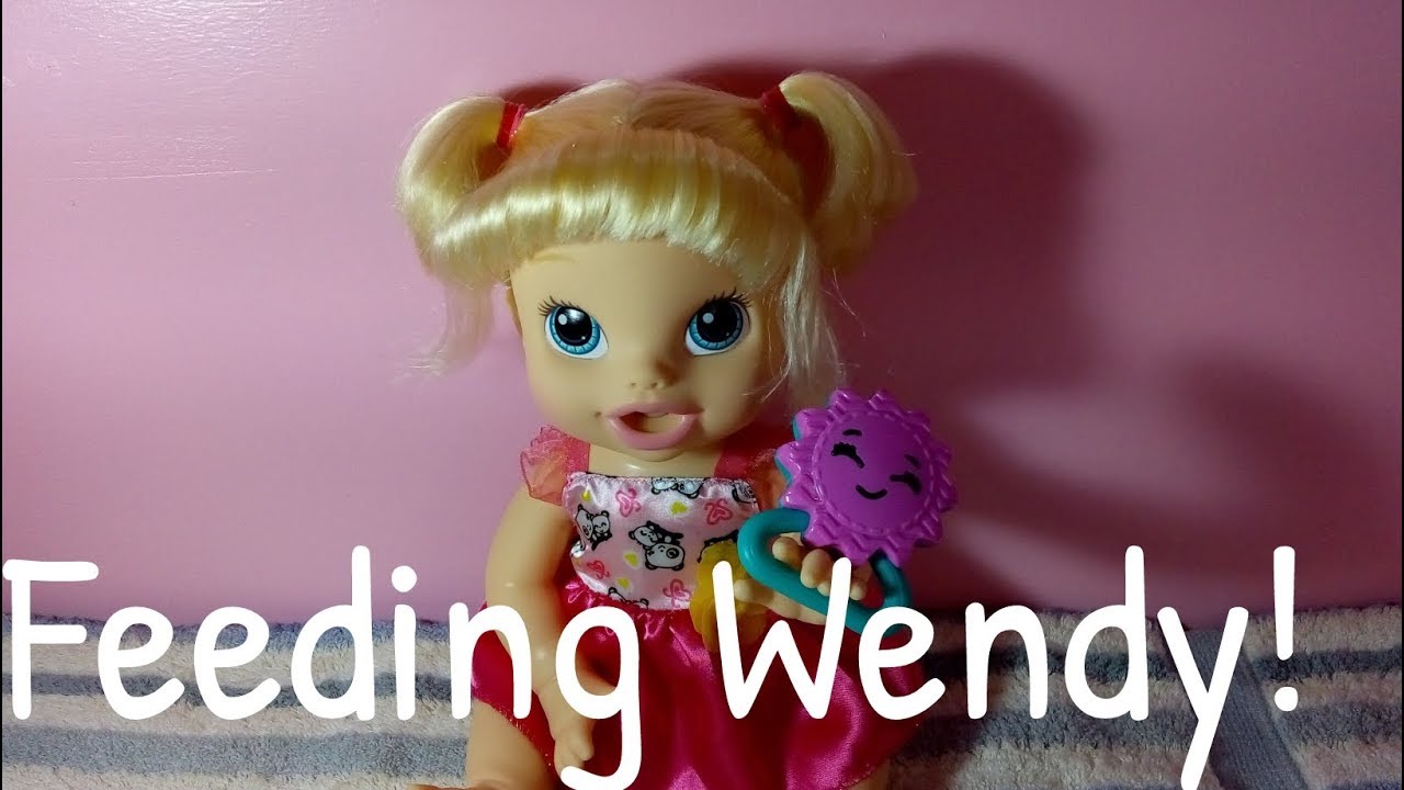 Feeding BABY ALIVE Wendy💕|Collab with Amanda's Doll Life💞 - YouTube
