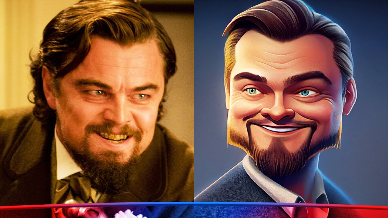 ACTORS as PIXAR CHARACTERS - YouTube