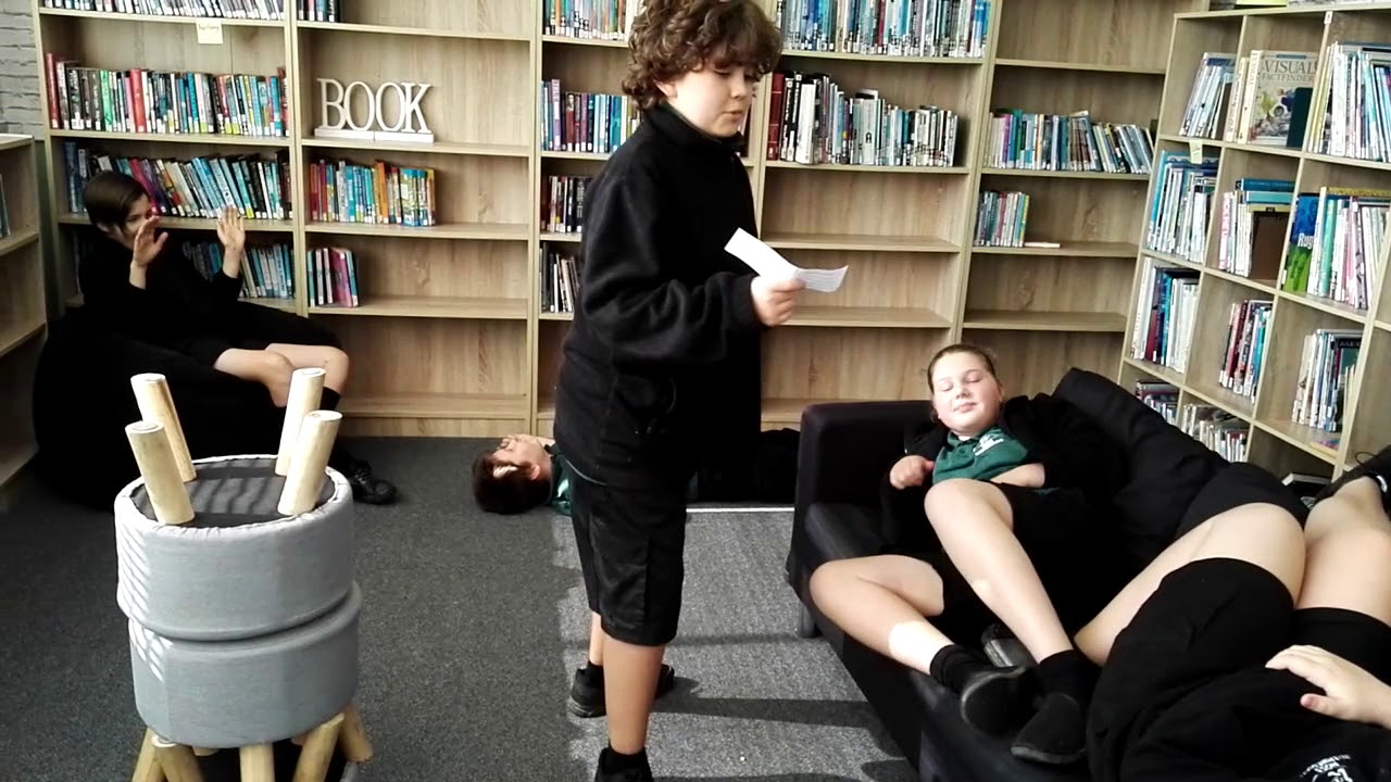 Ross Intermediate students Devising Drama rehearsal - YouTube