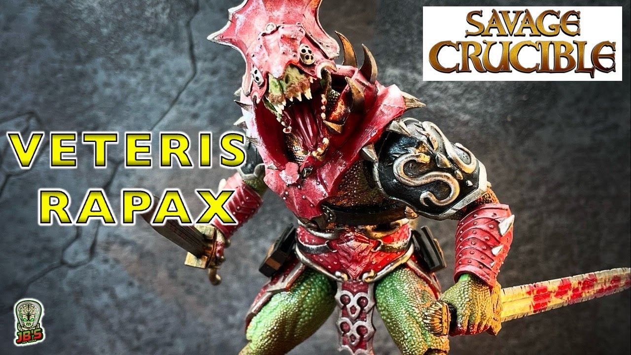 Savage Crucible VETERIS RAPAX Action Figure Review - YouTube