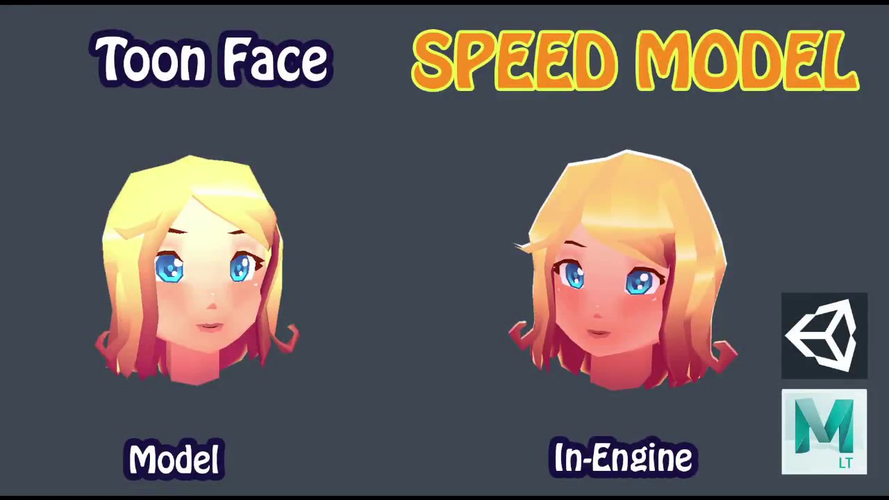 Toon Face Speed Model - YouTube