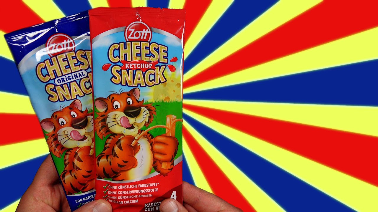 Zott - CHEESE SNACK (Ketchup & Original) - YouTube