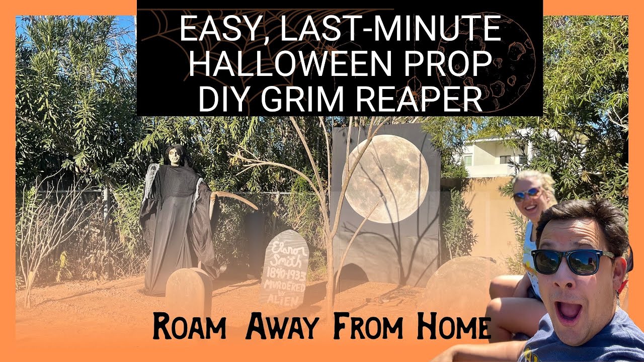 DIY Grim Reaper | how to build this Halloween prop - YouTube
