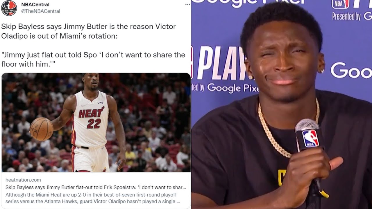 Victor Oladipo clowns Skip Bayless for saying Jimmy Butler hates him 😂 ...