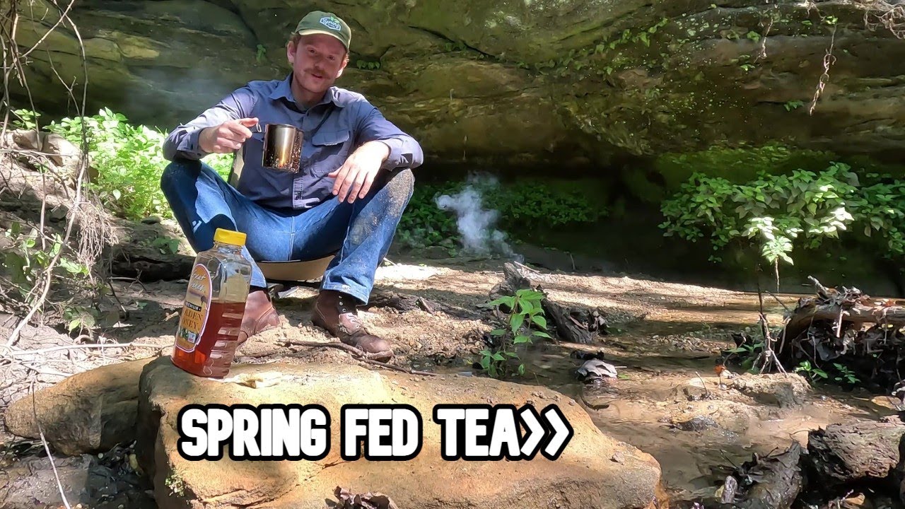 Ginger Fella Makes Ginger Tea Over Open Fire - YouTube