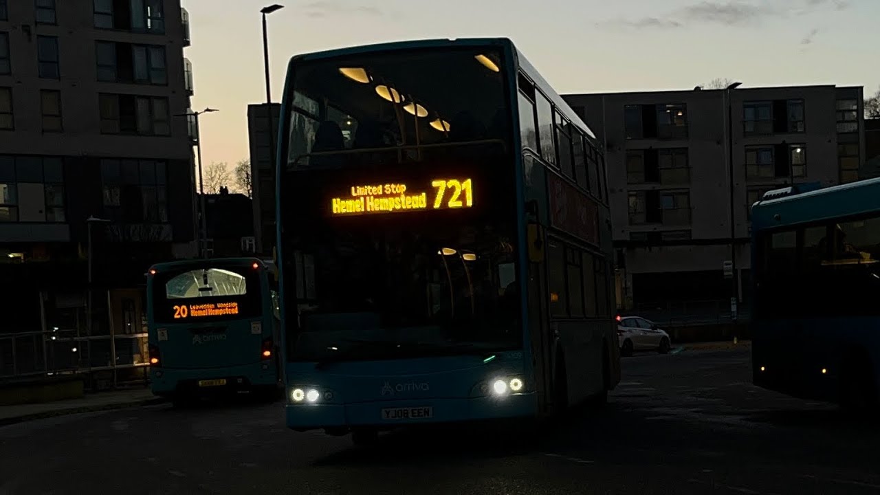 Near Maxouts | Journey on Arriva Route 721 | Volvo B9TL Optare Olympus ...