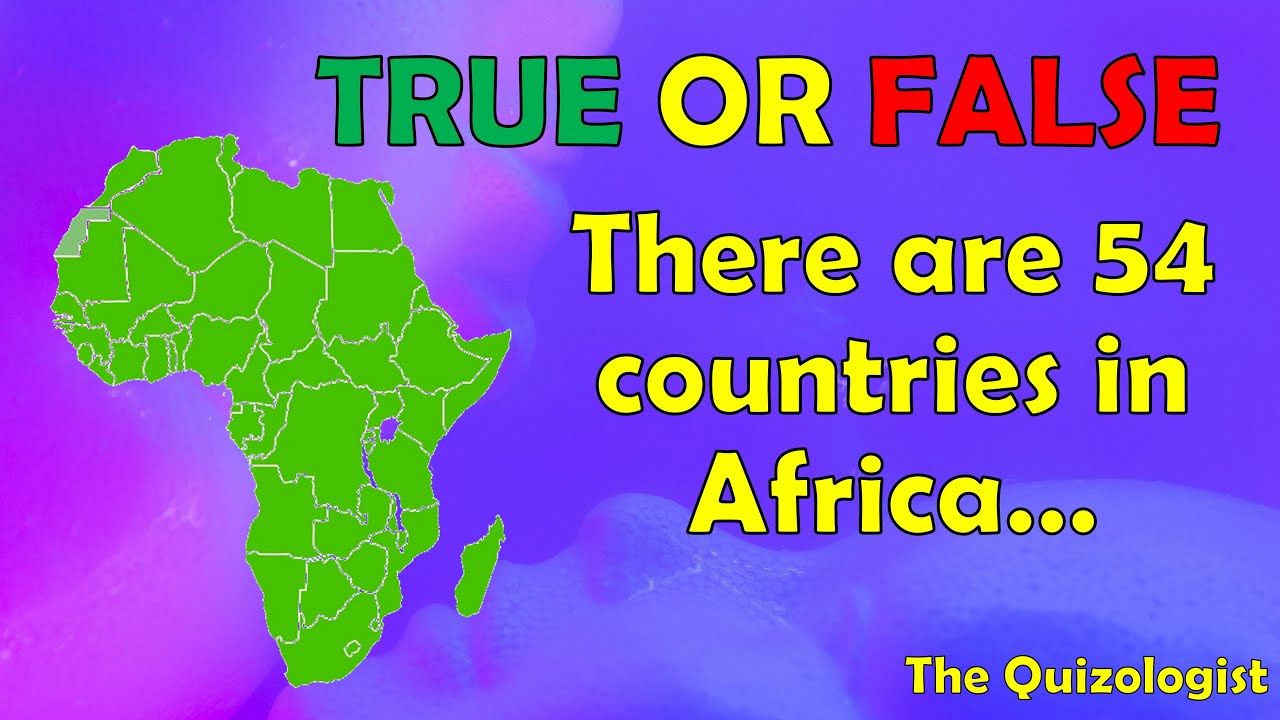 True or false quiz - Geography Edition - YouTube