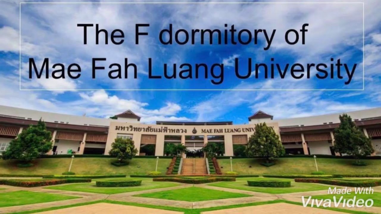 The F dormitory of Mae Fah Luang University - YouTube