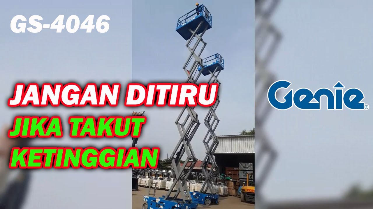UJI NYALI KETINGGIAN - GENIE GS-4046 - YouTube