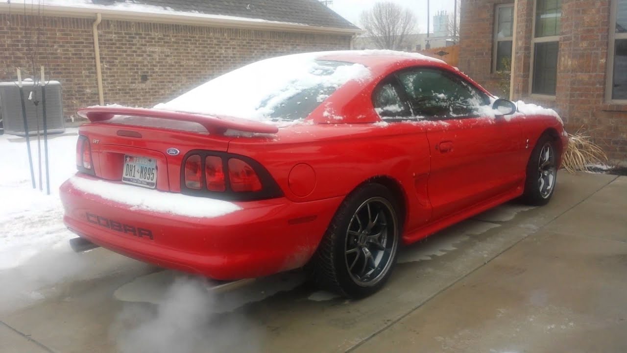 97 mustang cobra built motor rev - YouTube