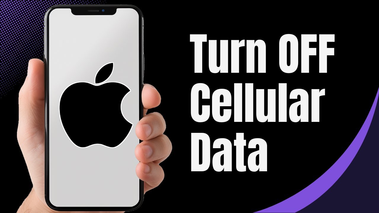 How To Turn OFF Cellular Data (Mobile Data) On iPhone - YouTube