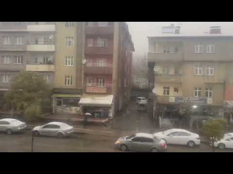 Bitlis'te yoğun kar yağışı
