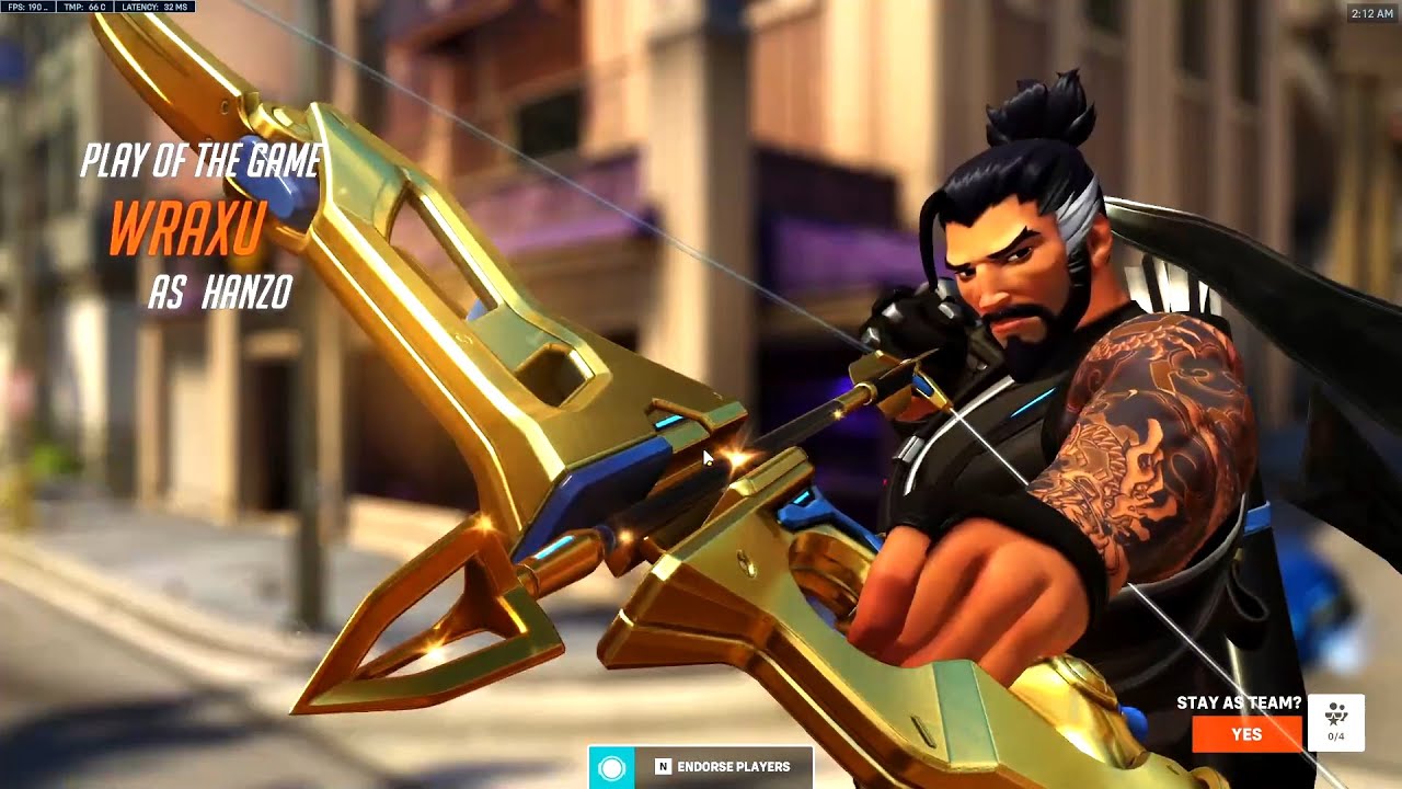 WRAXU SHOWING HIS HANZO SKILL - POTG! [ OVERWATCH 2 GAMEPLAY ] - YouTube