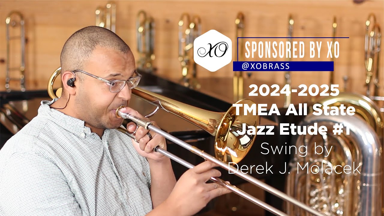 2024-2025 TMEA Jazz Tenor Trombone Etude #1 Swing by Derek J. Molacek ...