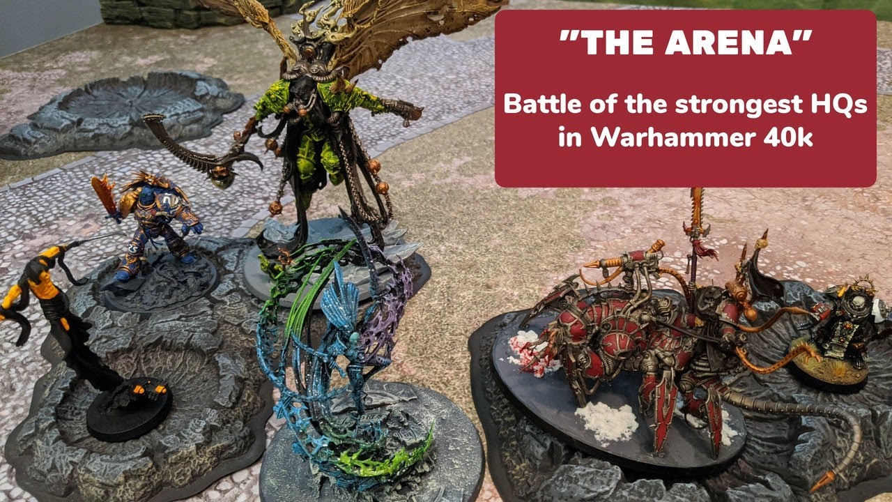 "The Arena" Battle of the Strongest Characters in Warhammer 40K - YouTube
