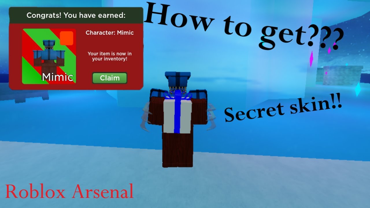 How to get the new *SECRET* skin in Roblox Arsenal!! - YouTube
