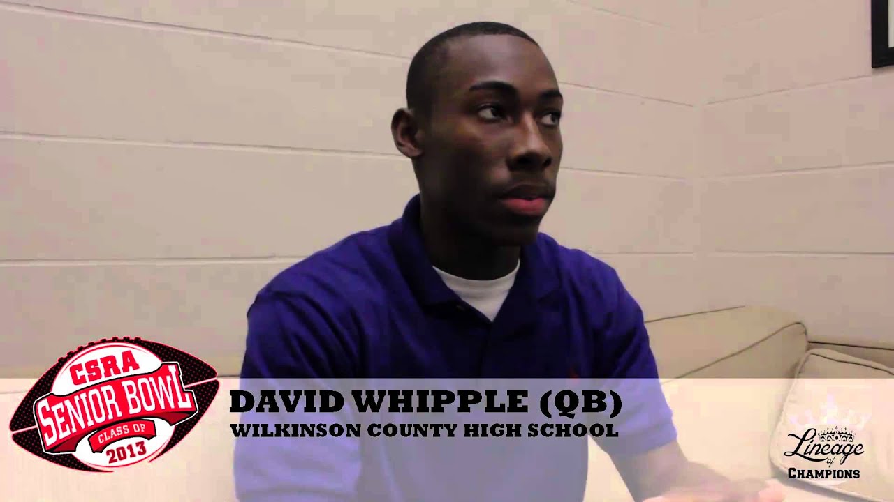David Whipple - 2012 CSRA Senior Bowl Interview - YouTube