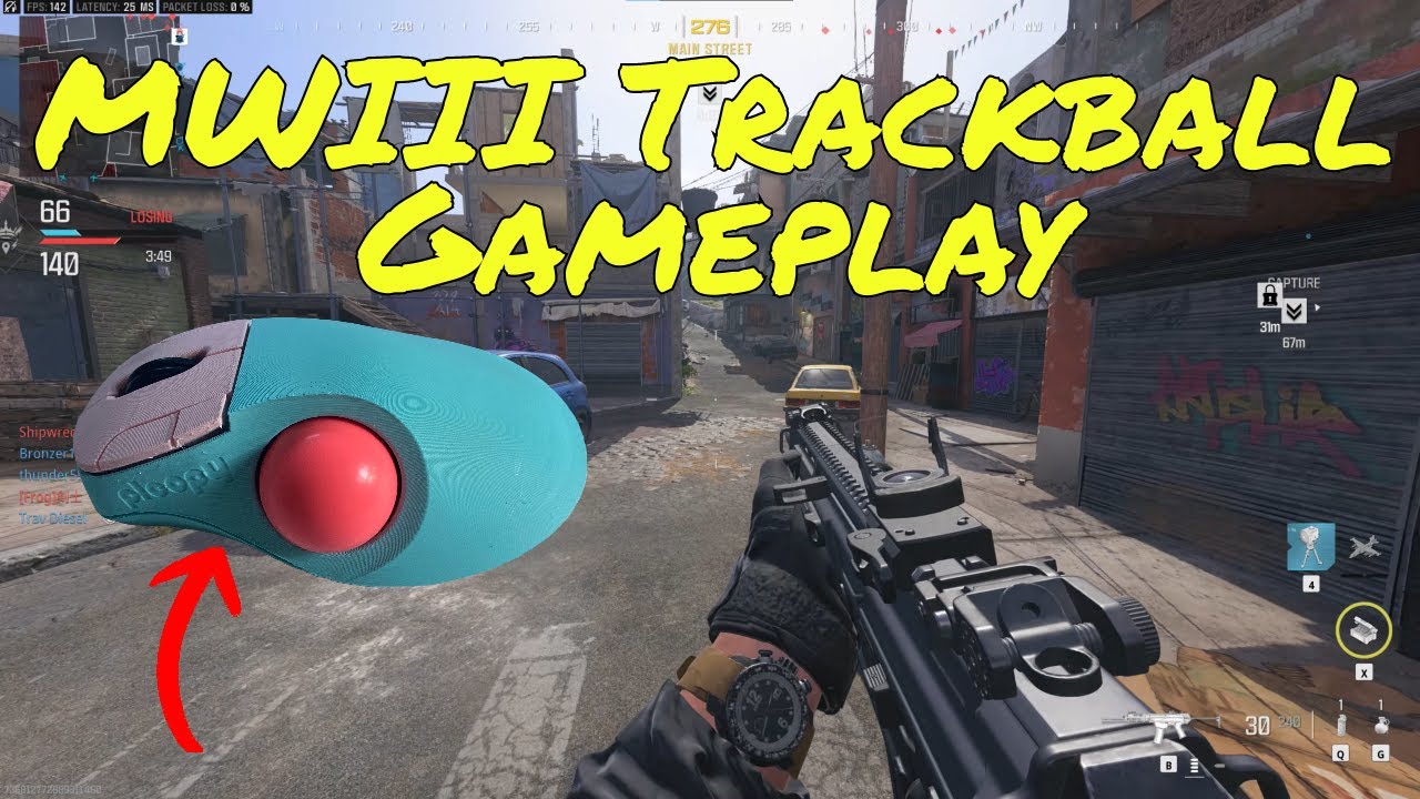 Modern Warfare 3 Multiplayer Gameplay | Ploopy Thumb Trackball Mouse ...