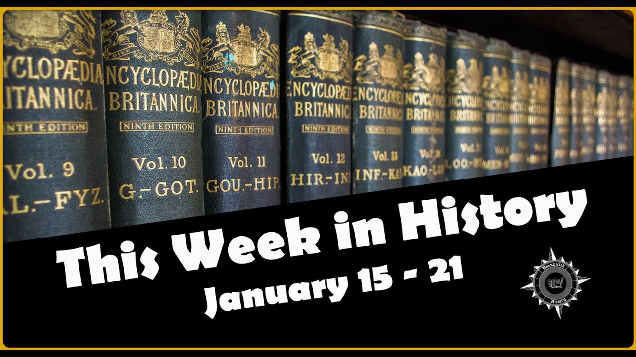 This Week in History: January 15-21 - YouTube