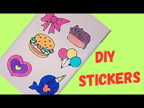 How to make sticker at home / how to make your own sticker / diy ...