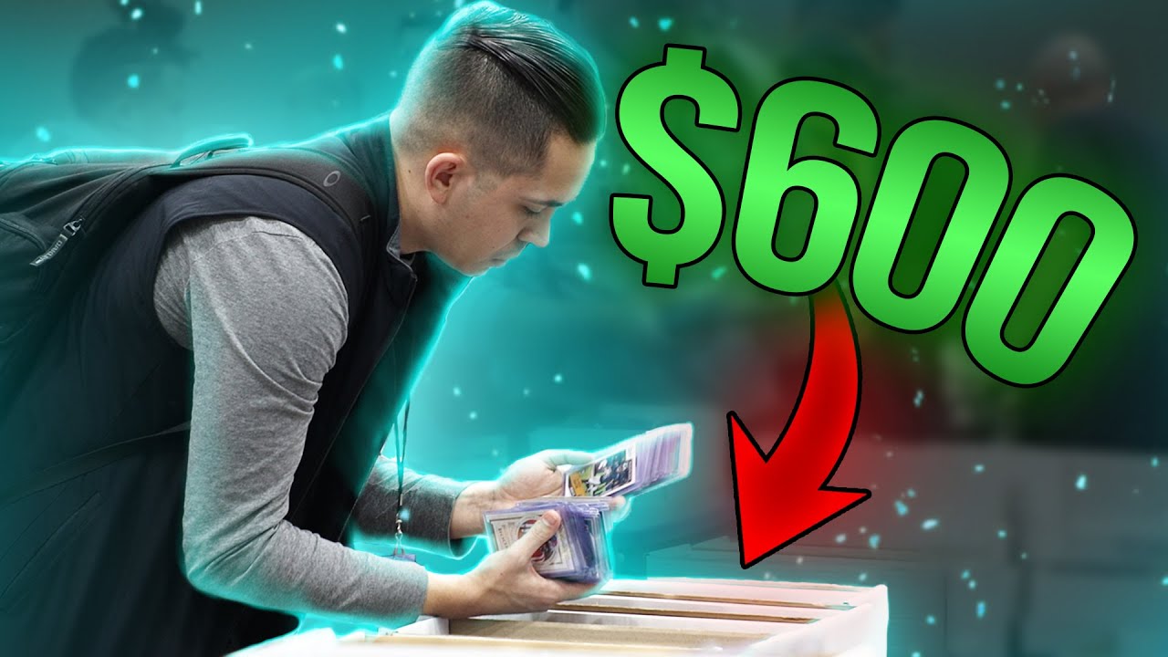 Buying An ENTIRE Value Box From a Dealer 💵 Dallas Card Show Vlog: Day ...