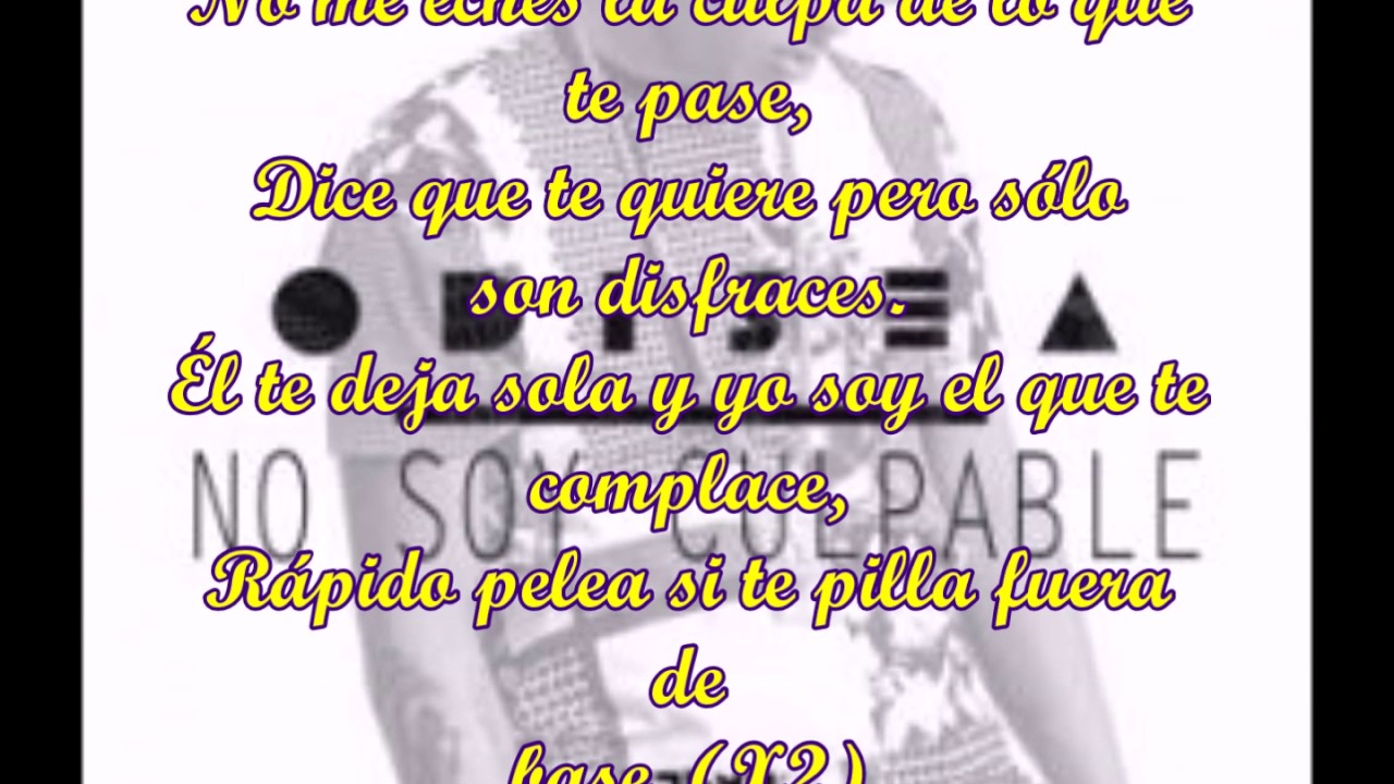 OZUNA LETRA NO SOY CULPABLE - YouTube