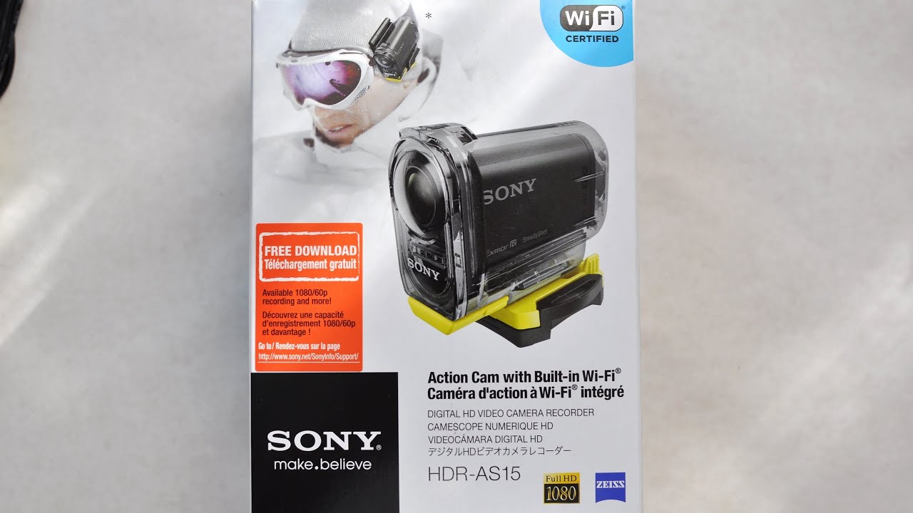 Sony HDR-AS15 Action Cam Unboxing - YouTube
