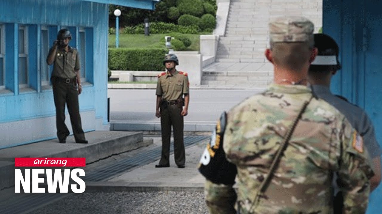 On-point: N. Korean guards at JSA seen armed with pistols - YouTube