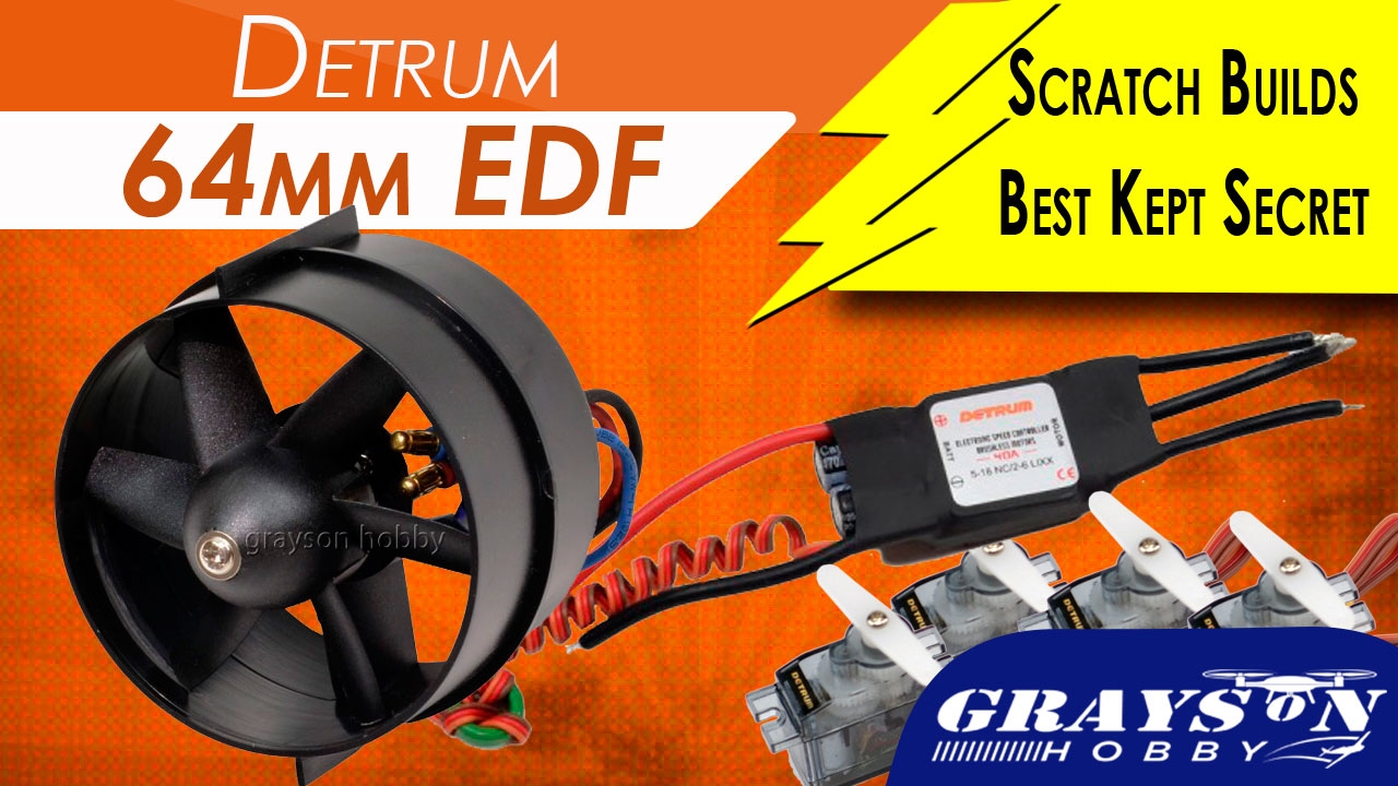 Detrum 64mm EDF Power Combo | Best Kept EDF Secret! - YouTube