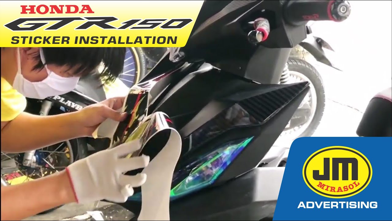 Honda GTR 150 - Customized Design Carbon Fiber sticker | JM Mirasol ...