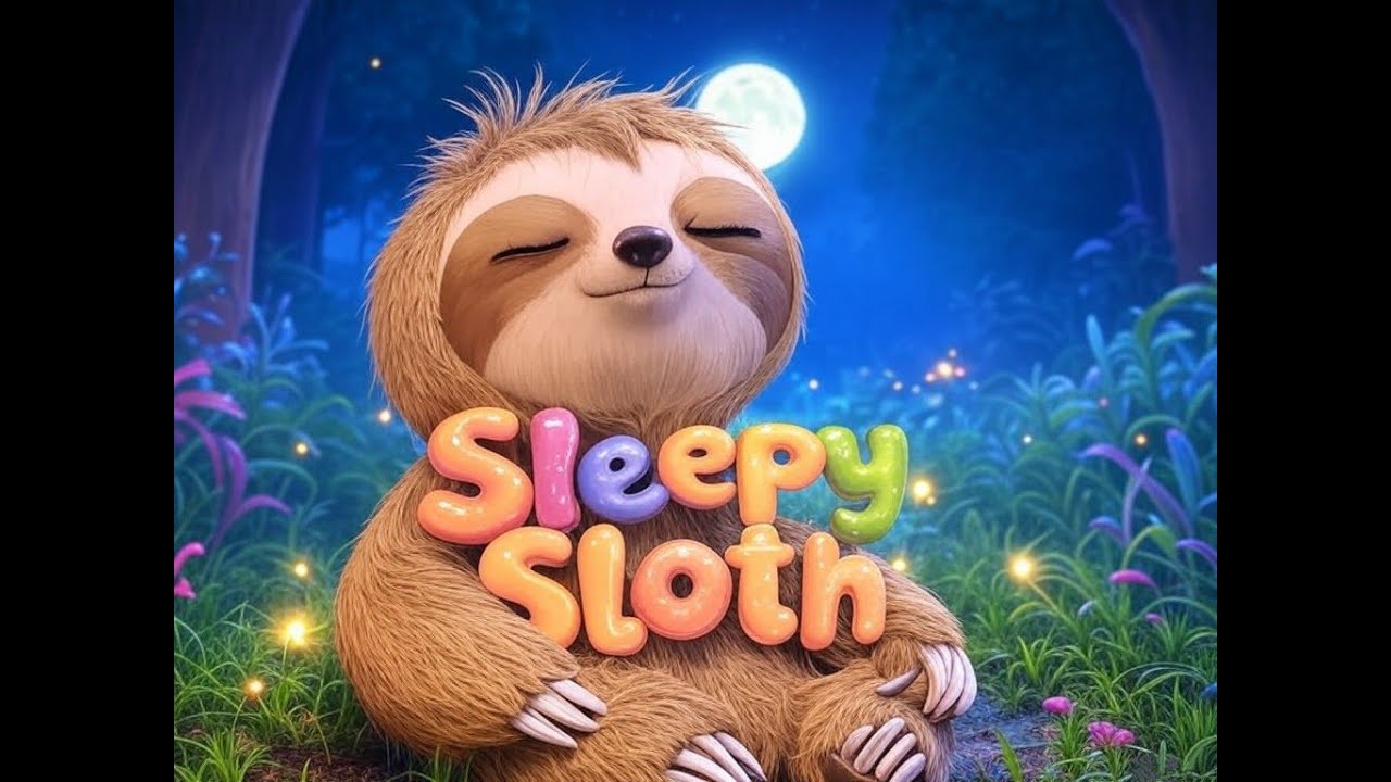 Sleepy Sloth (Kids Song Nursery Rhyme 2025) - YouTube