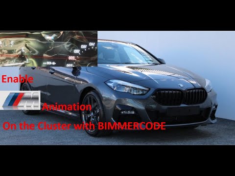 M Performance logo on 2021 BMW 218i Gran Coupe F44 Cluster Display via ...