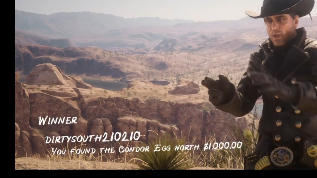 I found the 1000$ Condor egg (RDR2) - YouTube