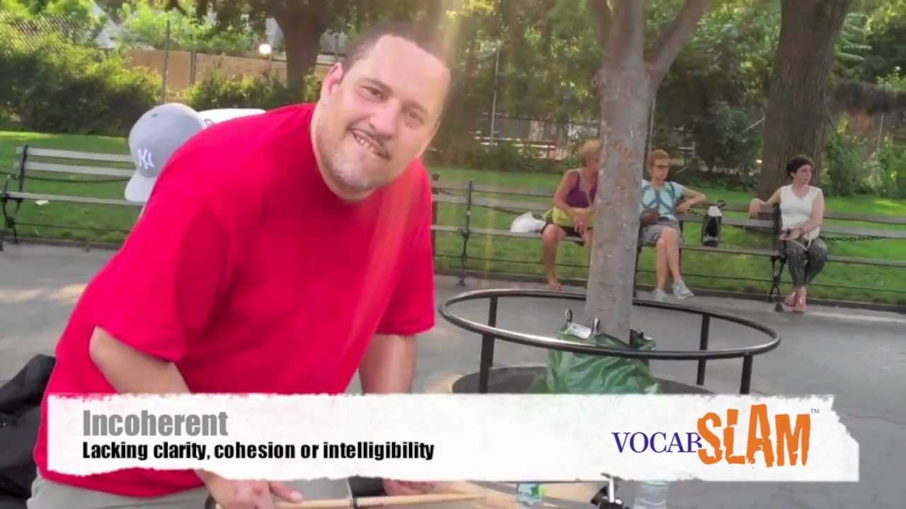 How to use INCOHERENT in a sentence - YouTube