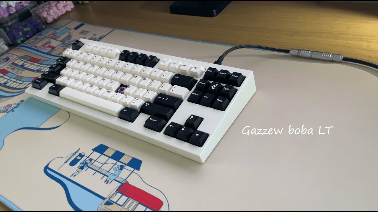 F1-8X 722 FR4 plate Gazzew boba LT f18x 722 보바 lt스위치 - YouTube