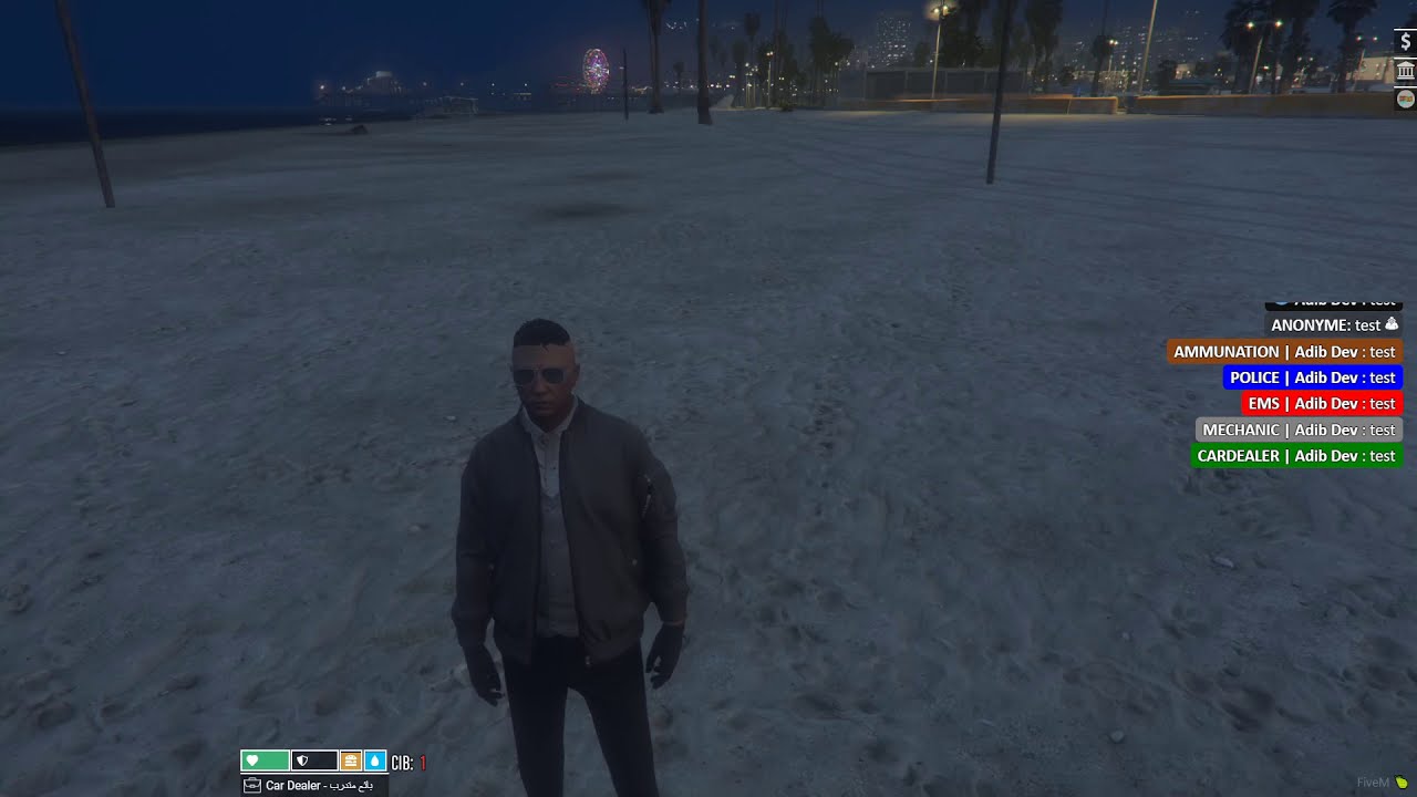 Fivem server RP chat - YouTube